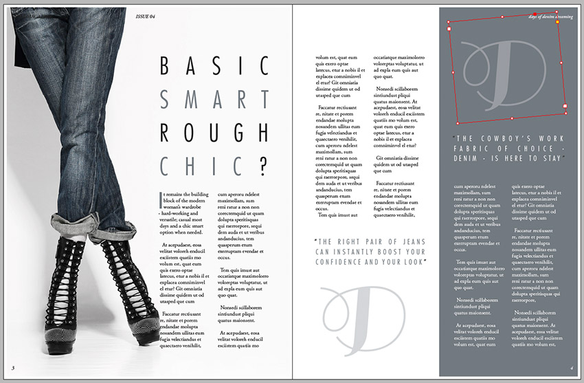 How to Create Layouts for a Fashion Magazine in Adobe InDesign ...