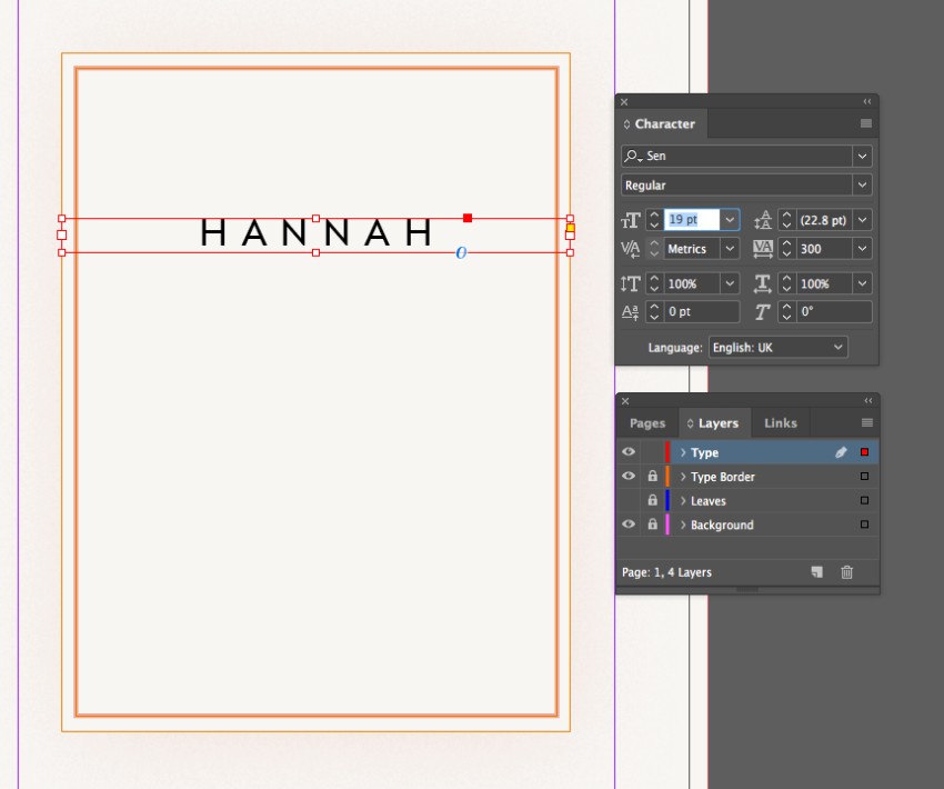 How to Create a Botanical Wedding Invite in InDesign | Communication ...