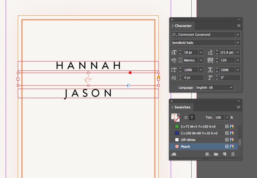 How to Create a Botanical Wedding Invite in InDesign | Communication ...