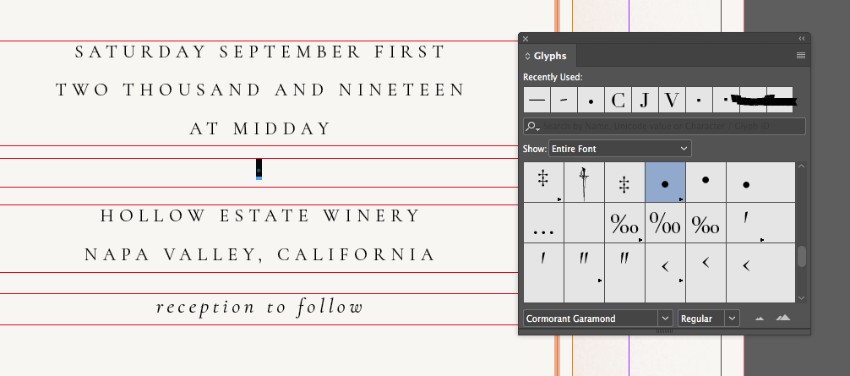 How to Create a Botanical Wedding Invite in InDesign | Communication ...