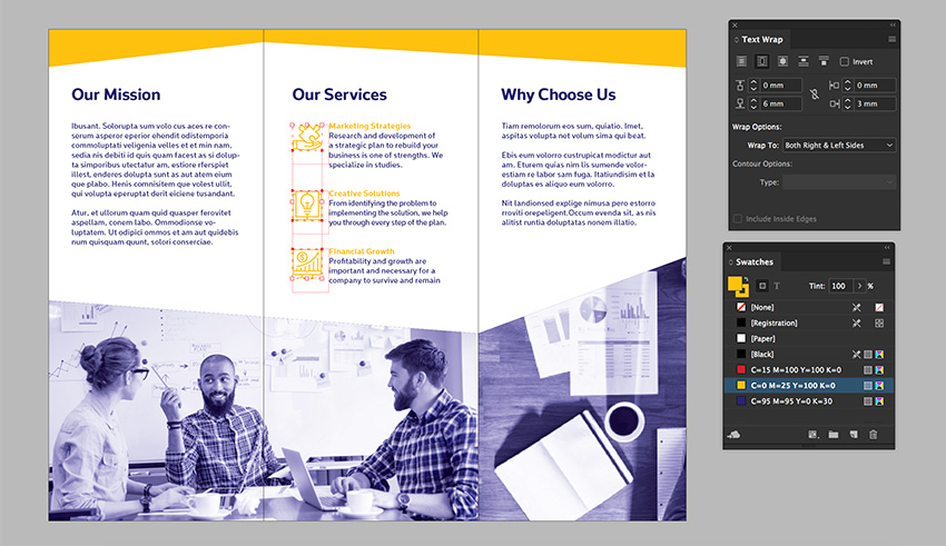 How to Make a Trifold Brochure Pamphlet Template | Communication, Art ...